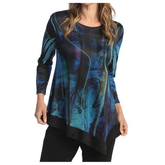 Jess & Jane | Tops | New Jess Jane Eclipse Asymmetrical Slinky Top Plus ...